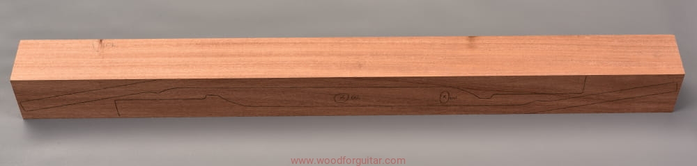 AFRICAN MAHOGANY 2 guitar necks blank Wood For Guitar