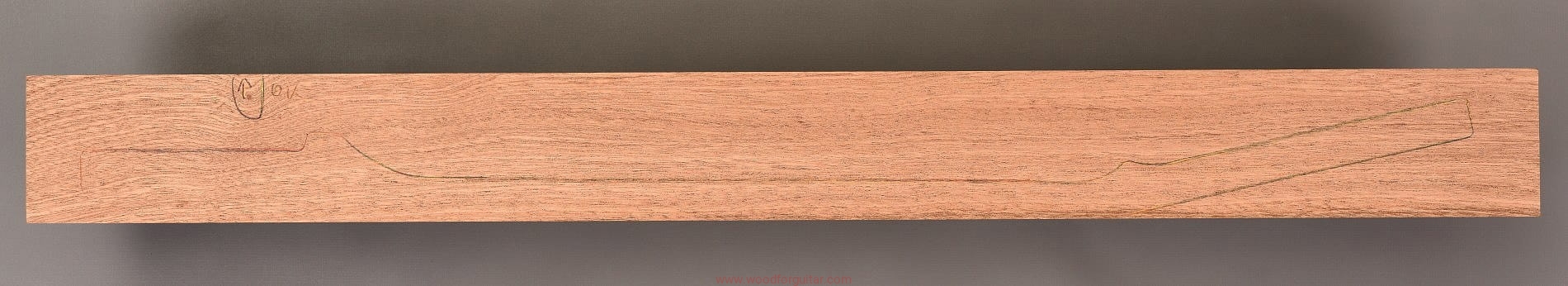MAHOGANY guitar neck blank, 71 mm Wood For Guitar